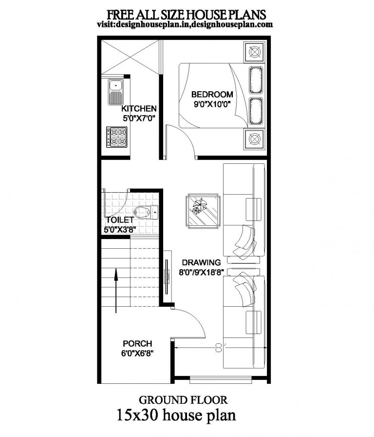 15 By 30 House Plan Pdf 15x30 House Plan 15 By 30 House Plan Pdf 15x30 House Plan
